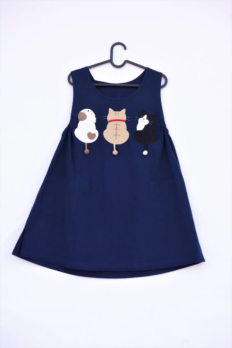 Women's Cat-Themed Bell-Tail Shirt | Top | Tunic – cara cats